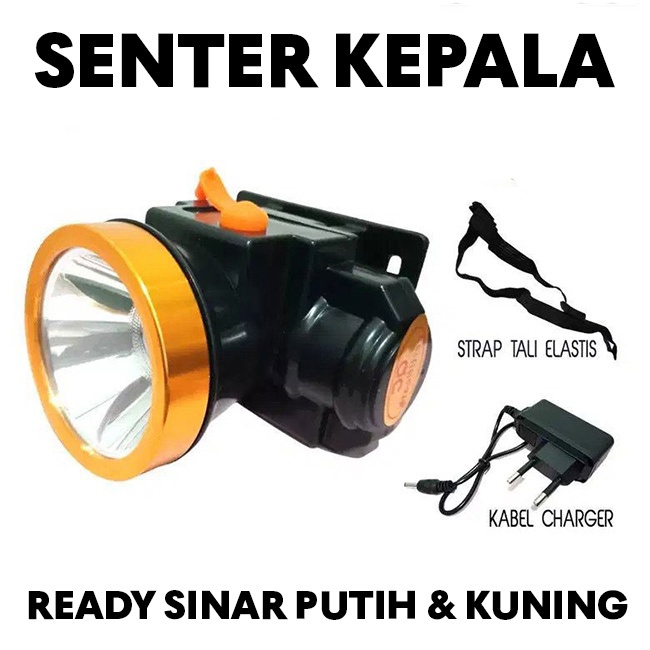 Jual COD Lampu Senter Kepala LED Headlamp Battery Lithium Recharge Cas Super Terang Lampu Gunung ...