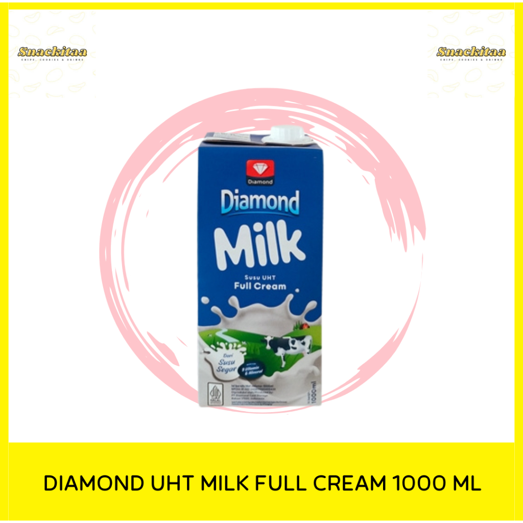Jual DIAMOND UHT MILK FULL CREAM/CHOCOLATE 1000ML | Shopee Indonesia