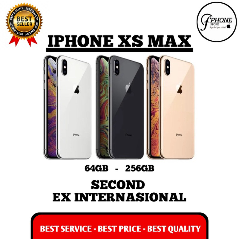 Jual APPLE IPHONE XS MAX (64GB) & (256GB) SECOND ORIGINAL BERGARANSI ...