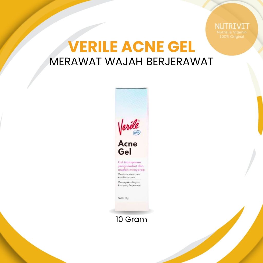 Jual VERILE ACNE GEL 10 GRAM TUBE | Shopee Indonesia
