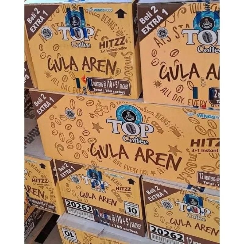 Jual Top Coffee Gula Aren 1 Dus | Shopee Indonesia