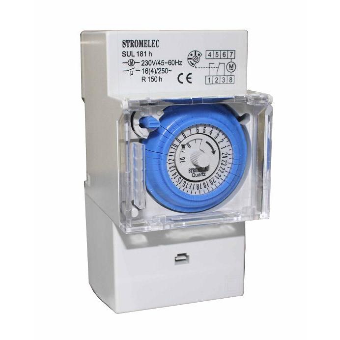 Jual Timer SUL 181H 16A 24Hour STROMELEC/VISALUX | Shopee Indonesia