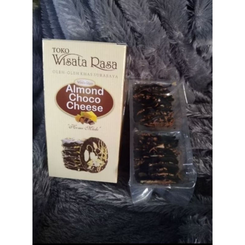 Jual Almond Crispy Wisata Rasa varian Choco Cheese | Shopee Indonesia