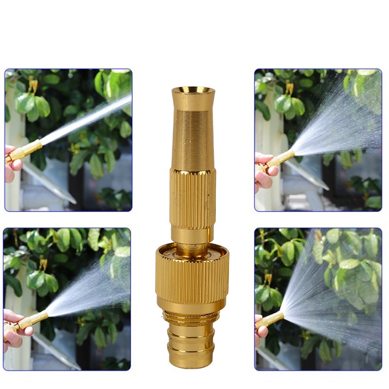 Jual Semprotan Nozzle Kuningan 1/2 Inch 3/4 Inch Hose Nozzle Untuk ...