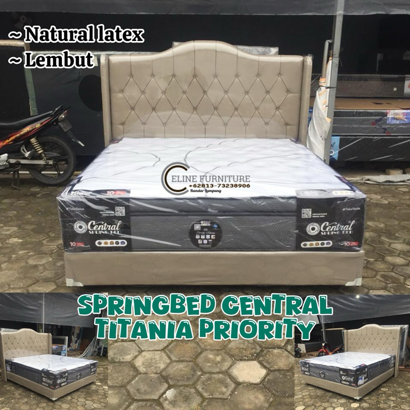 Jual Matras Springbed Central Priority Titania 180x200: Super Fluffy ...