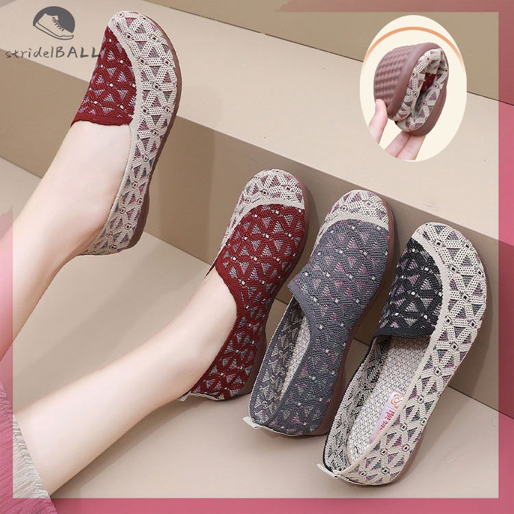 Jual [Ready Stock]Sepatu Kain Nyaman 2025 - Desain Datar & Tembus Udara ...