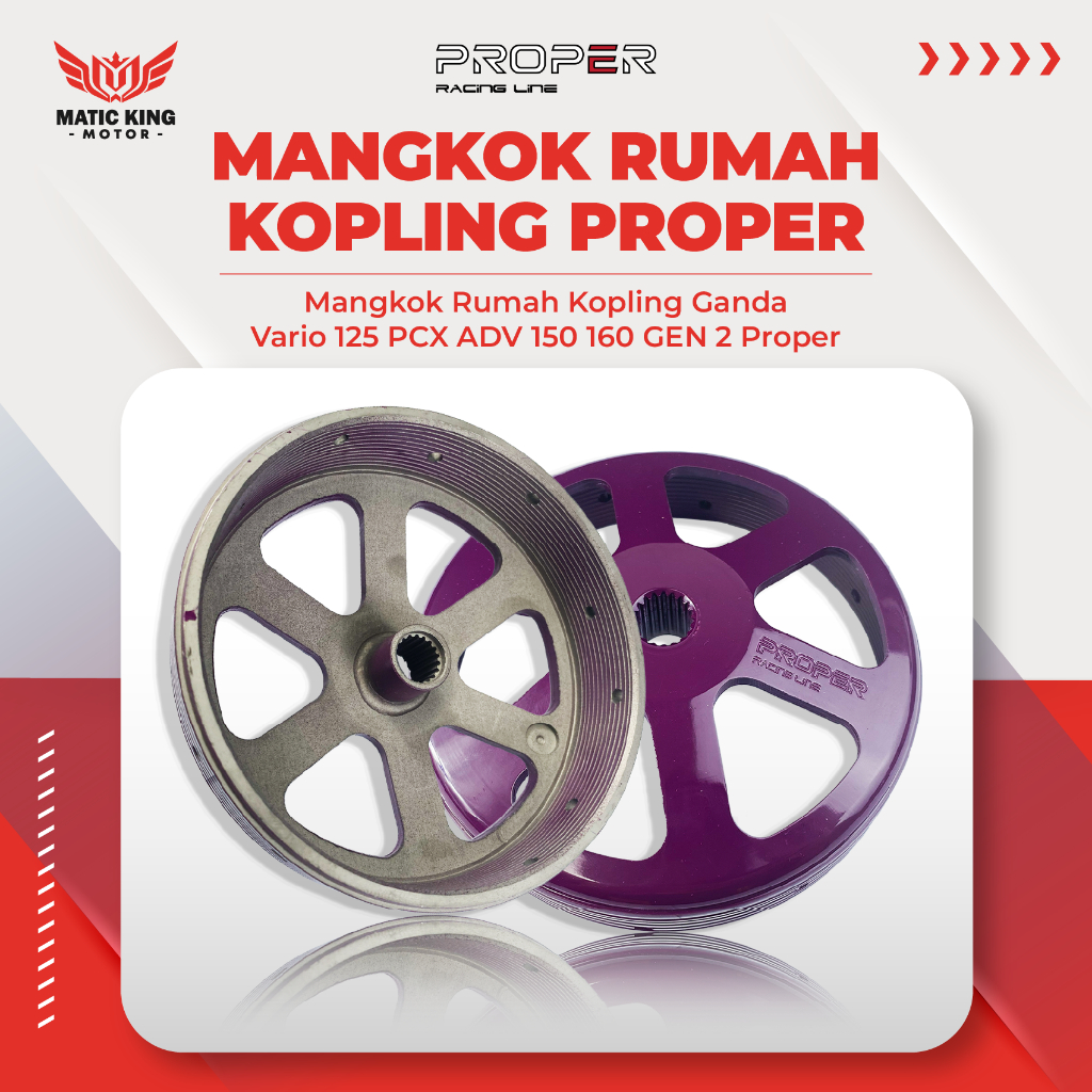 Jual Proper Racing Line Mangkok Rumah Kampas Ganda Kopling Vario PCX ...