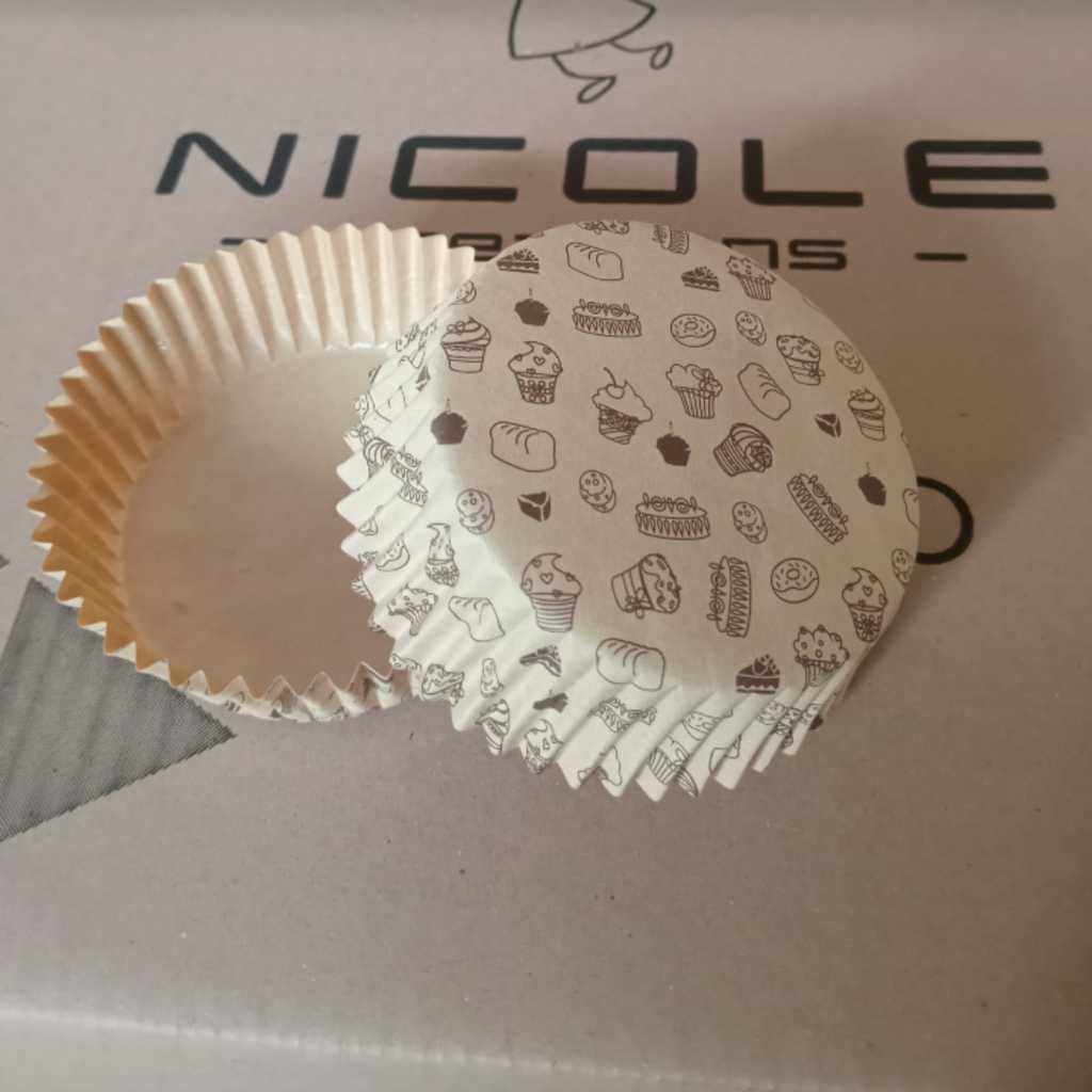 Jual Cup Roti Laminasi Bulat 8 cm Isi 200 pcs | KRAFT CAKE NCOLE ...