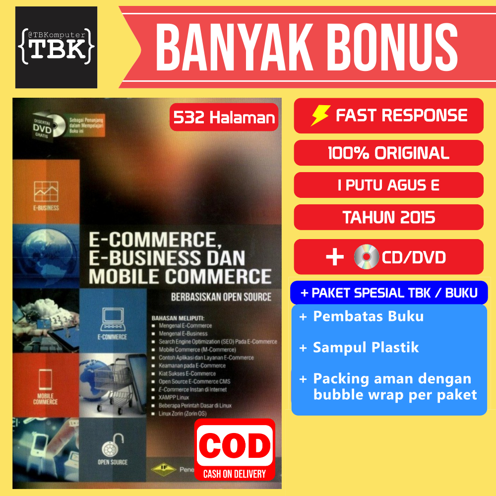 Jual BUKU E-COMMERCE E-BUSINESS DAN MOBILE COMMERCE | Shopee Indonesia