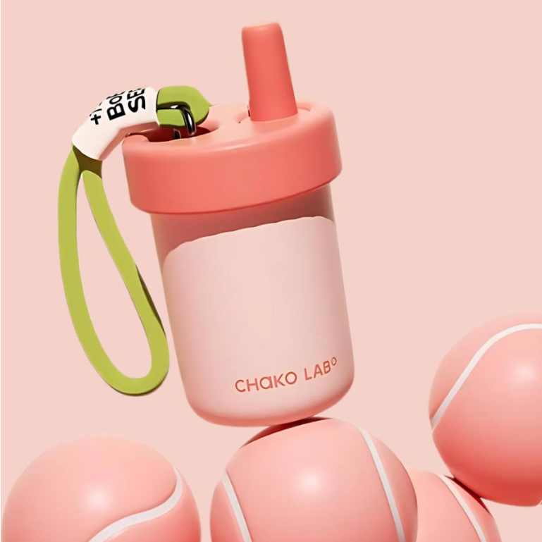 Jual CHAKO LAB Bobo Vacuum Cup Insulated Thermos 485ml - Pastel Pink ...