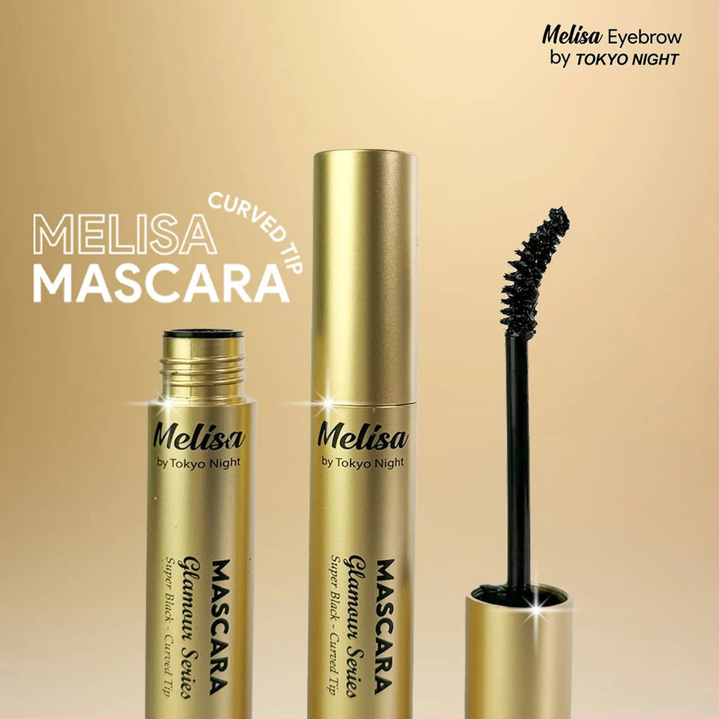 Jual MELISA Mascara Glamour Waterproof Black Maskara Gold Tahan Lama ...