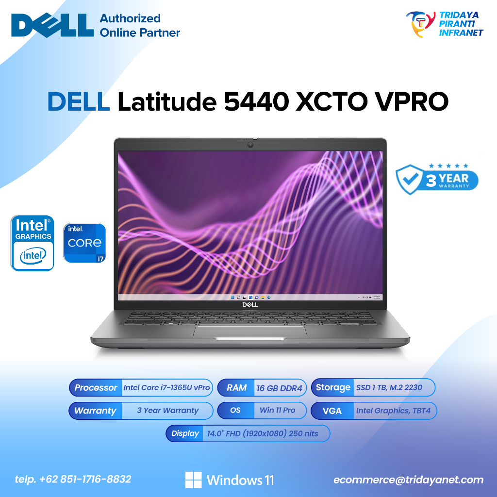 Jual DELL LATITUDE 5440 XCTO INTER CORE i71365U RAM16GB 1TB SSD WINDOWS ...