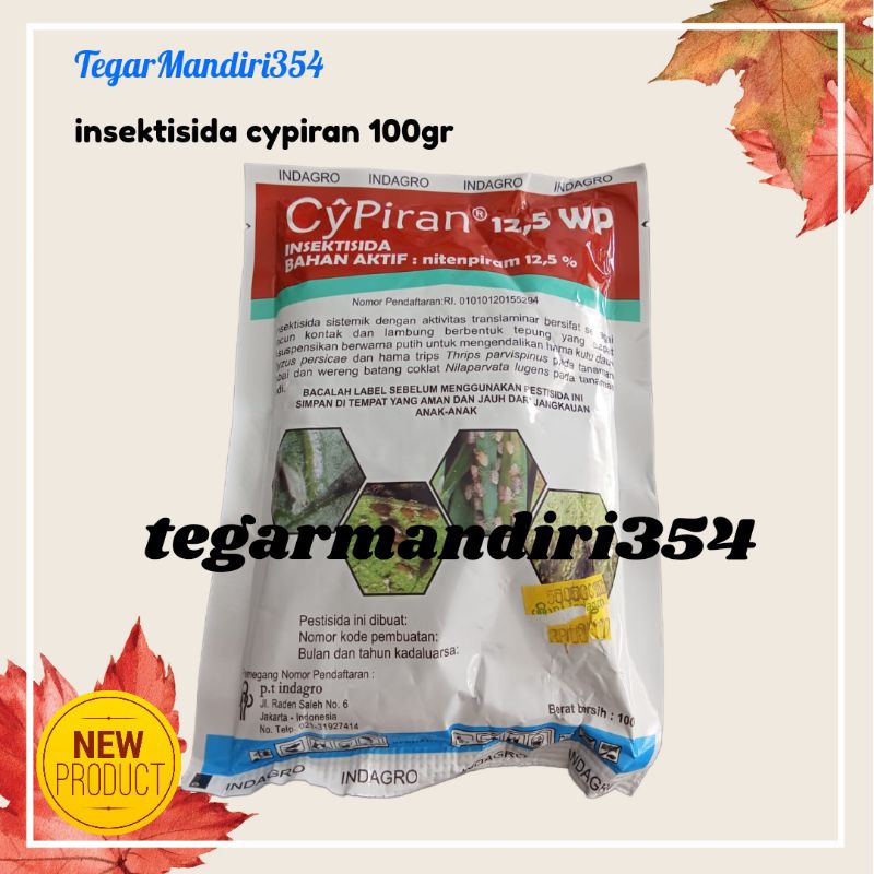 Jual insektisida racun wereng dan kutu CYPIRAN 12,5WP 100GRAM ...