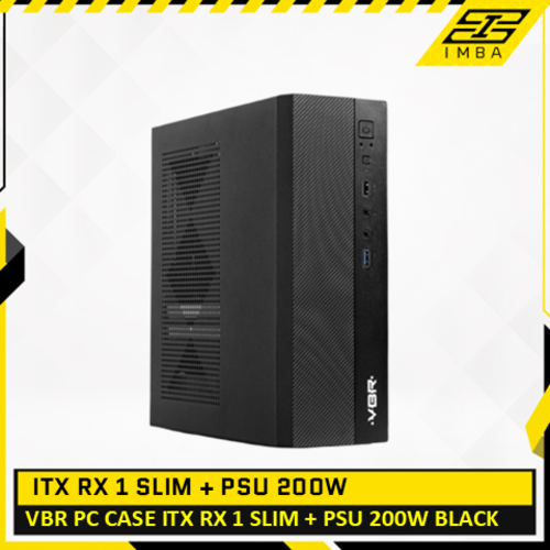 Jual VBR PC CASE ITX RX 1 SLIM + PSU 200W BLACK | Shopee Indonesia