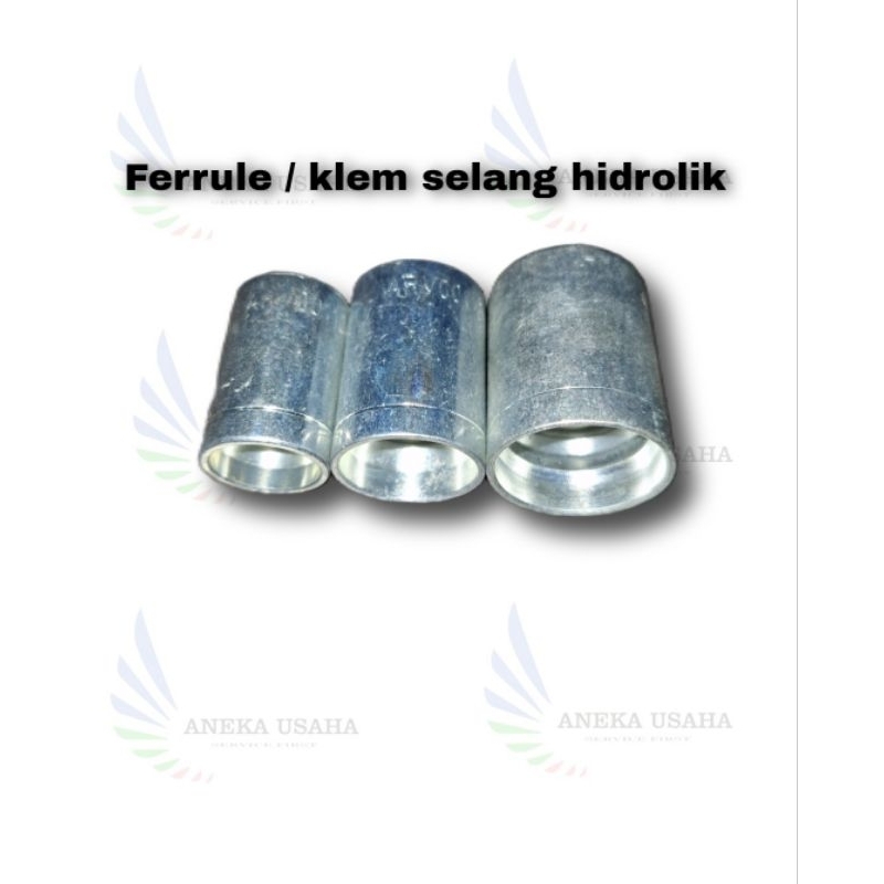 Jual Ferrule hose. Klem selang hidrolik R1, ukuran 1/4, 3/8 dan 1/2 ...