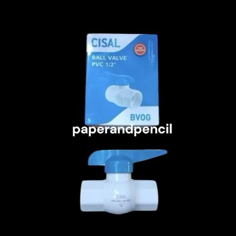 Jual Stop Kran CISAL 1/2 INCH / Ballvalve CISAL Putih PVC 1/2" | Shopee ...
