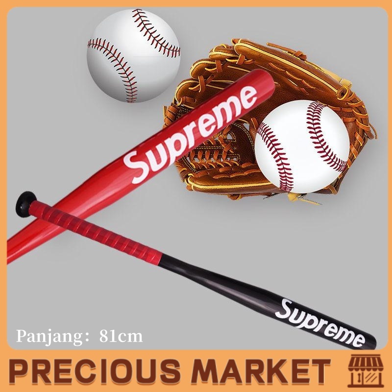 Jual 81CM Tongkat Baseball Aluminium Logam Stik Bisbol Alumunium Alloy ...