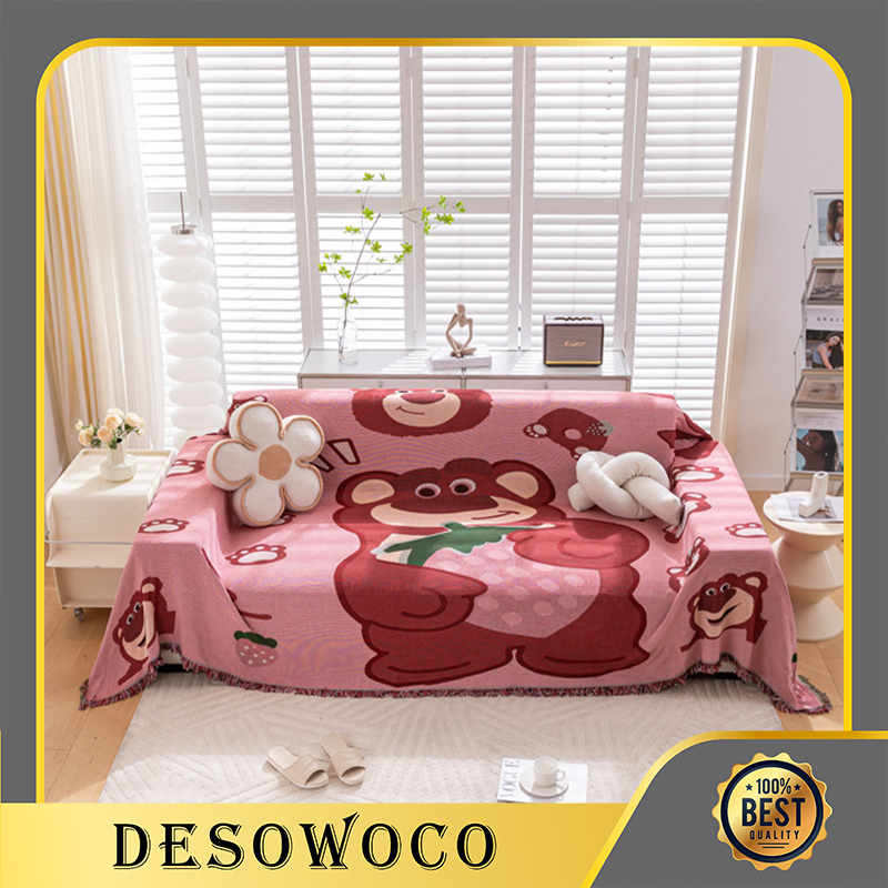 Jual DESOWOCO Kartun Lotso Selimut sofa Tebal Cover Sofa sofa cover sarung sofa Blanket size 130 ...