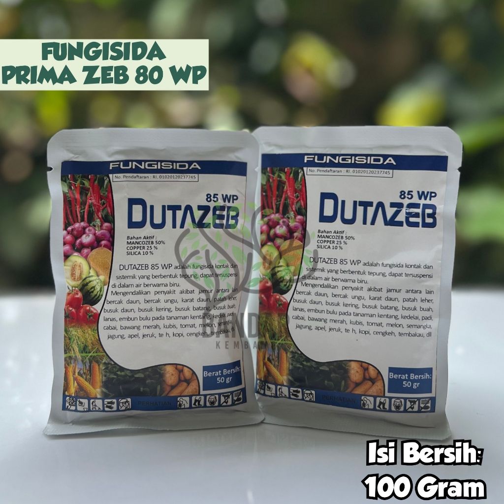 Jual Dutazeb 85WP 100 Gram Fungisida Berbahan Aktif Mancozeb Copper ...
