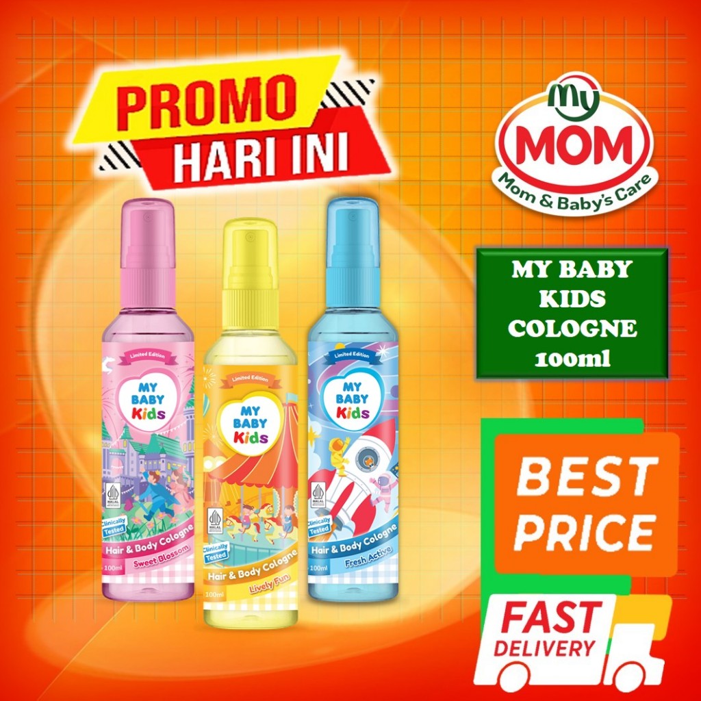Jual My Baby Kids Hair & Body Cologne 100Ml | Parfum Minyak Wangi Anak ...