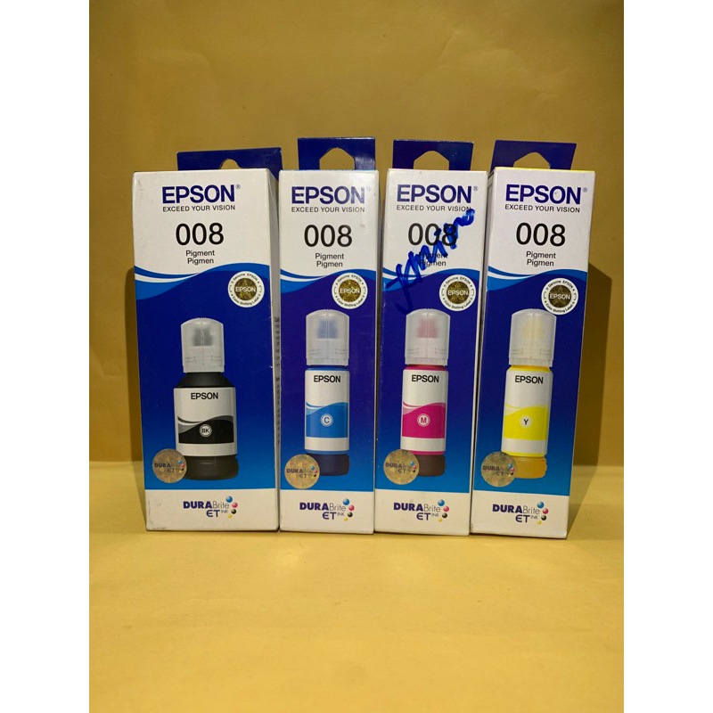 Jual Tinta EPSON 008 ORIGINAL INK 100% | Shopee Indonesia
