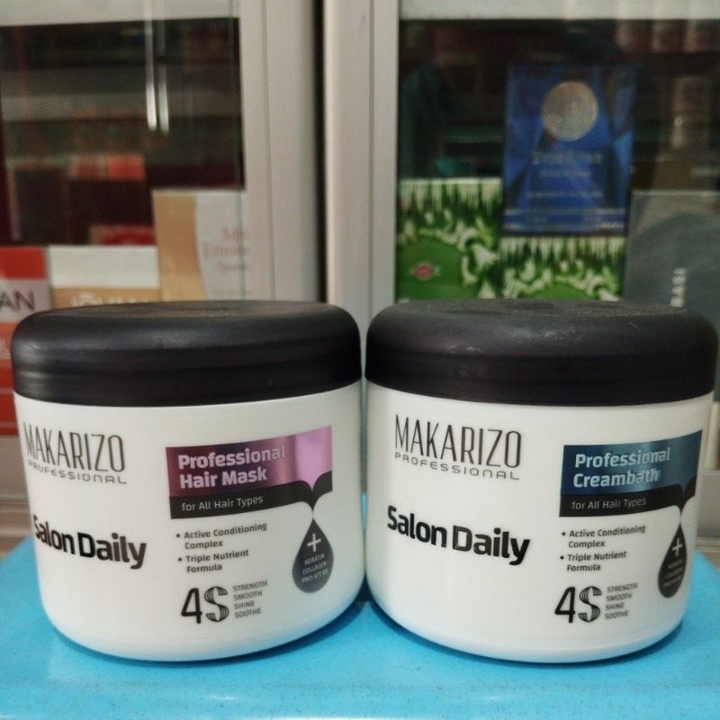 Jual MAKARIZO PROFESSIONAL SALON DAILY HAIR MASK/ CREAMBATH 500ML ...