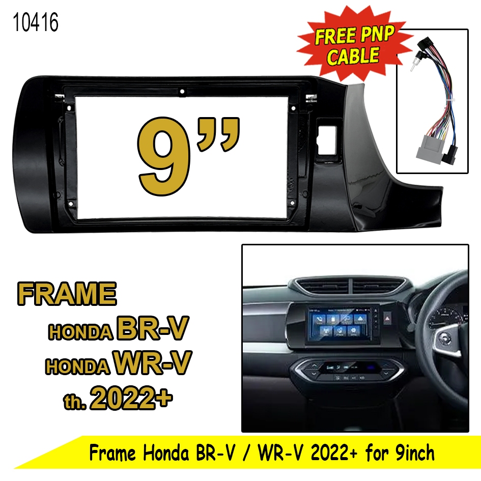 Jual Panel Headunit Android Honda BRV BR-V WRV WR-V 2022+ 9 Inch Frame ...