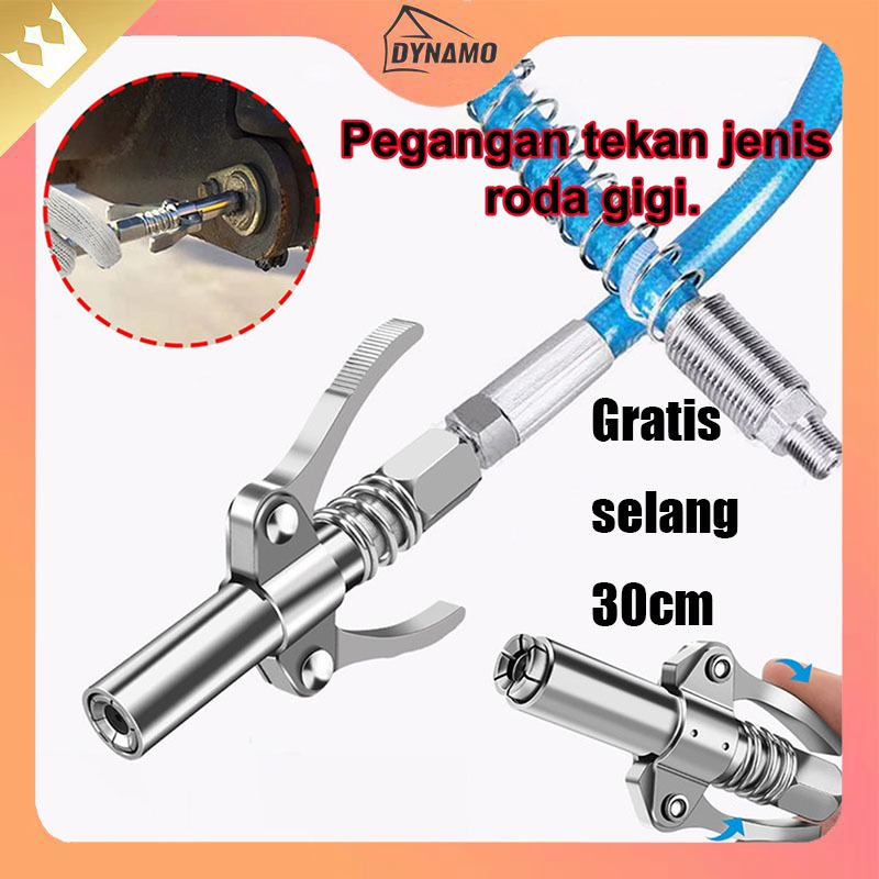 Jual Kepala Grease Gun Quick Release (Bonus Selang 30cm) - Alat ...