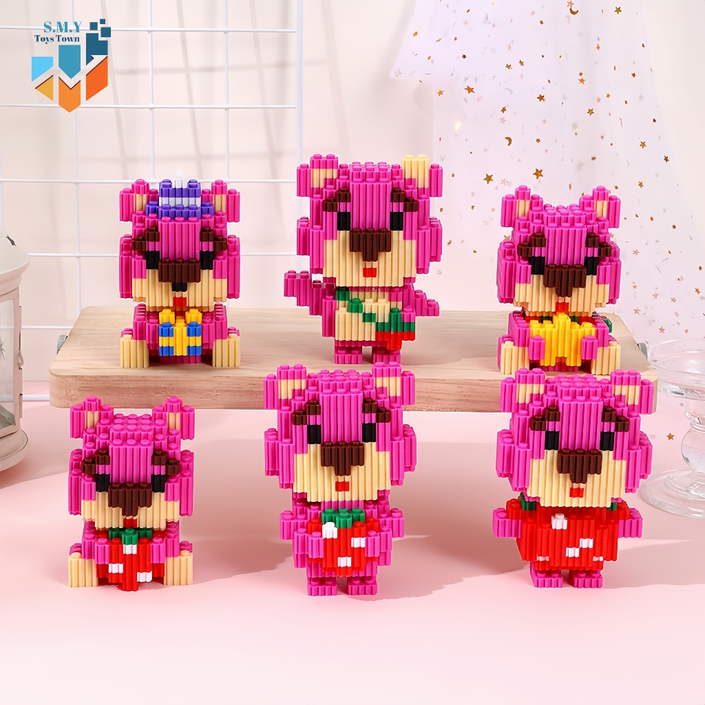 Jual SMY Toystown Nano Blocks Lotso Bear Nano Block Mini Bricks Mainan ...