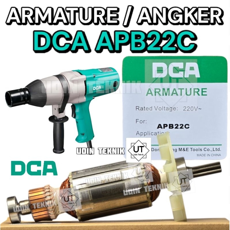 Jual ARMATURE DCA APB22C ANGKER ROTOR IMPACT WRENCH PEMBUKA BAUT DCA ...