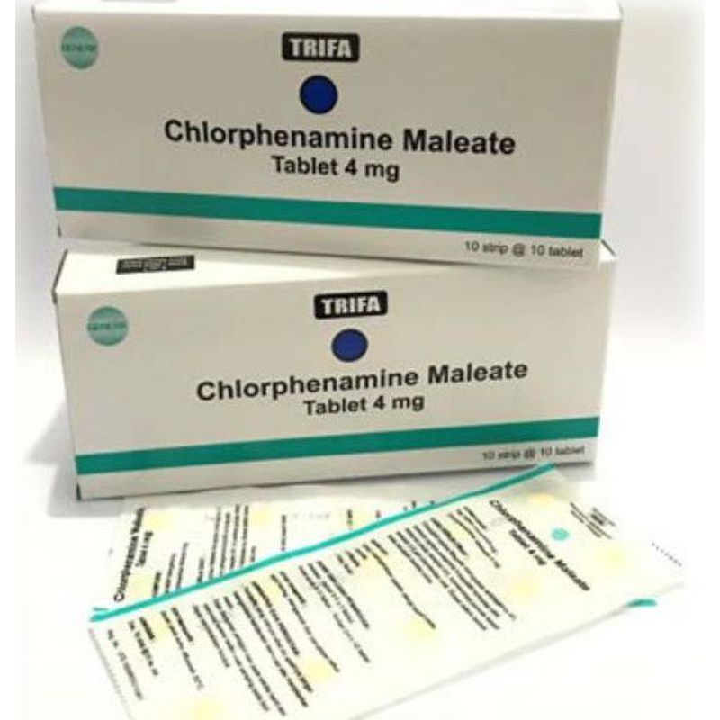 Jual CTM / Chlorphenamine Maleate 4MG TRIFA 𝟏 𝐒𝐓𝐑𝐈𝐏 𝐈𝐒𝐈 𝟏𝟎 𝐓𝐀𝐁𝐋𝐄𝐓 ...