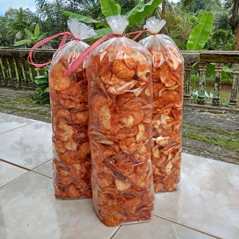 Jual MIRA SNACK - Keripik Singkong Bumbu Rujak 1KG / 500 Gram | Shopee ...