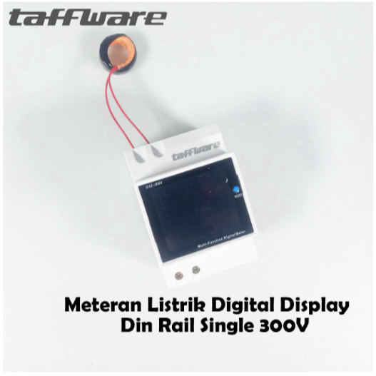 Jual Meteran Listrik Rumah Digital Display Din Rail Single Phase 300V ...