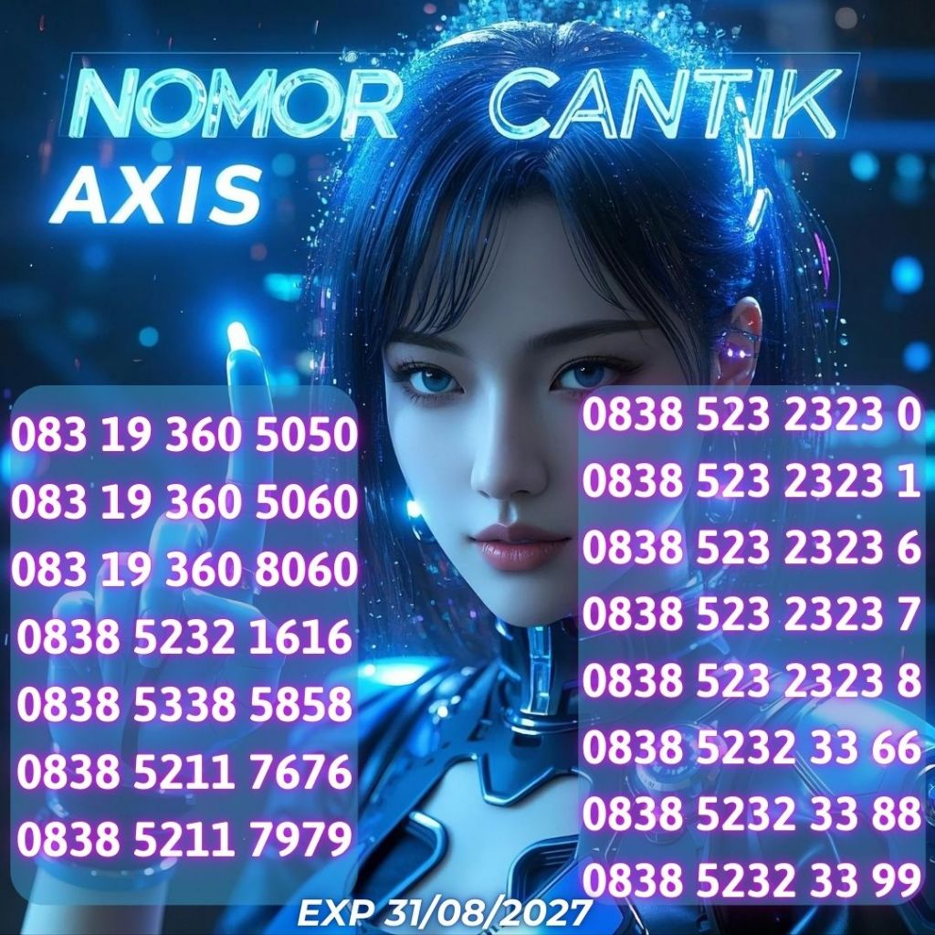Jual Nomor Cantik Axis Seri Ekor ABAB,ABABC Dan Seri 0838906999XX Harga ...