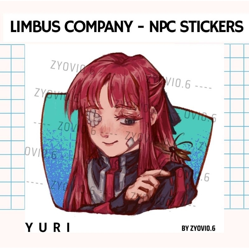 Jual [Limbus Company] NPC/Side Characters Stickers by Zyovi.06 - Yuri ...