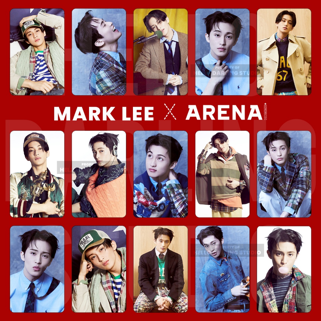 Jual 15 Pcs NCT Mark Lee Arena 2025 Photocard set. Unofficial. Fan Made ...
