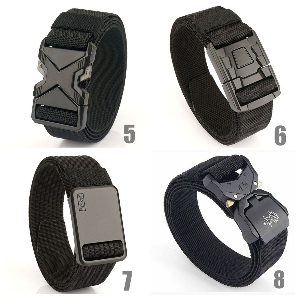 Jual VENDI - Ikat Pinggang Pria Gesper Tactical Military Belt Sabuk Nylon Canvas Zink Alloy ...