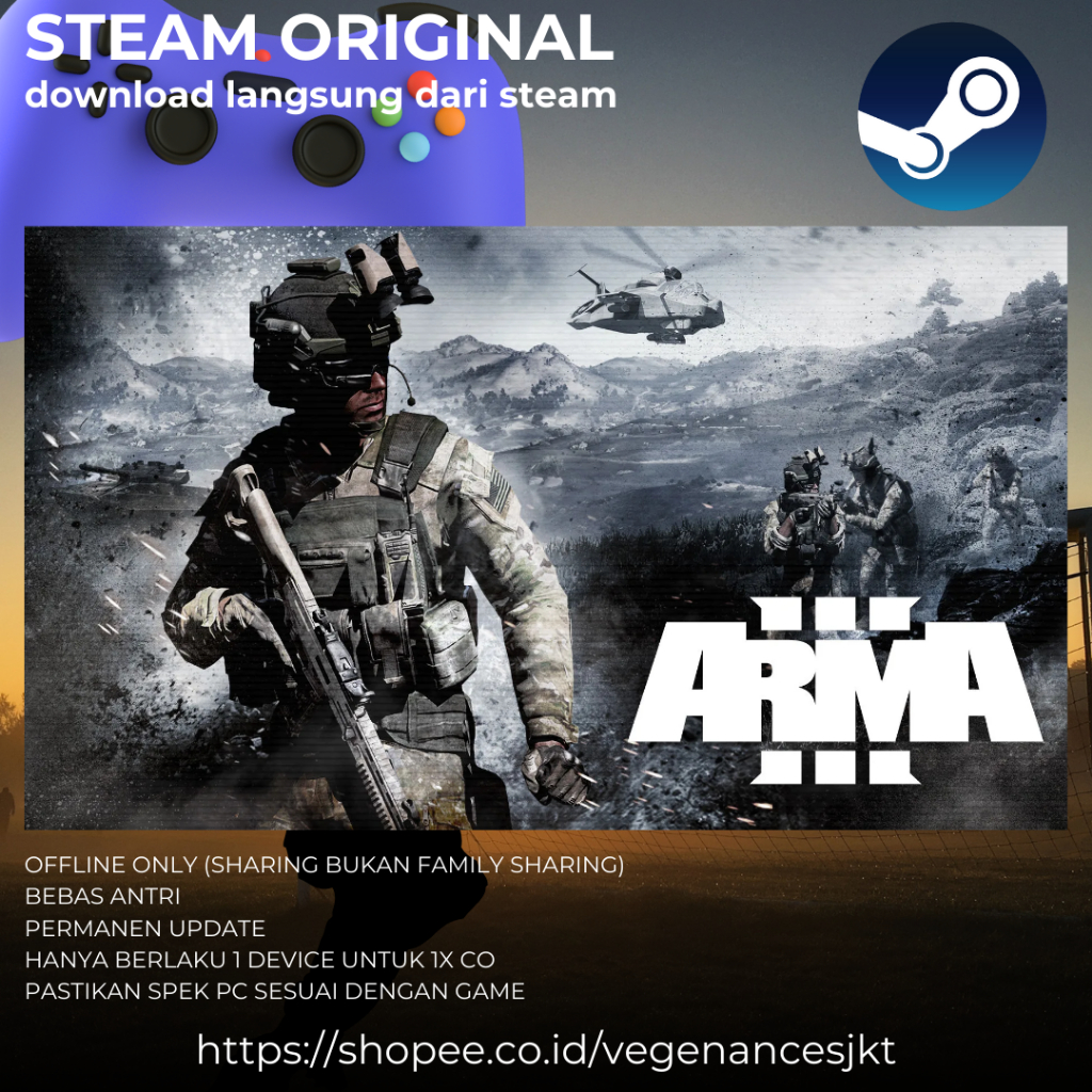 Jual ARMA 3 Mac + PC Game Sharing Original + Latest Update | Shopee ...