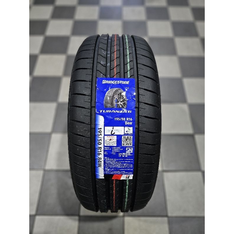 Jual Ban Bridgestone Turanza 6 195/50 R16 (Ban Sienta,Yaris,Fiesta,Vios ...