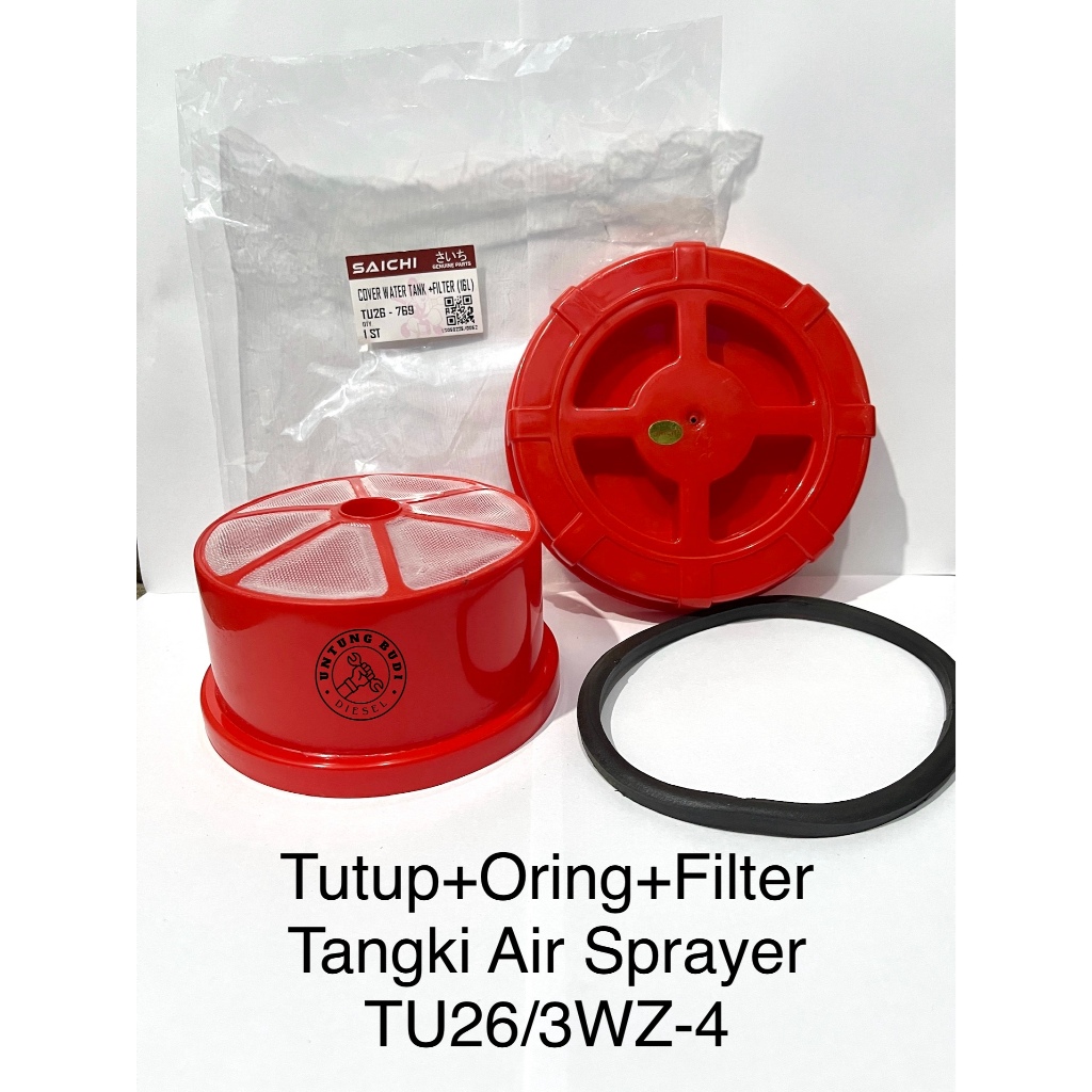 Jual Tutup Tangki Air + Saringan Sprayer TU26 3WZ-4 Saichi Paket Tutup ...