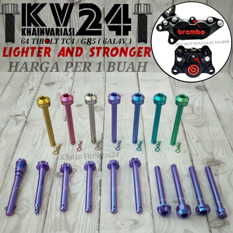 Jual baut titanium tojosan pin kampas kaliper caliper 4p 2p | Shopee Indonesia