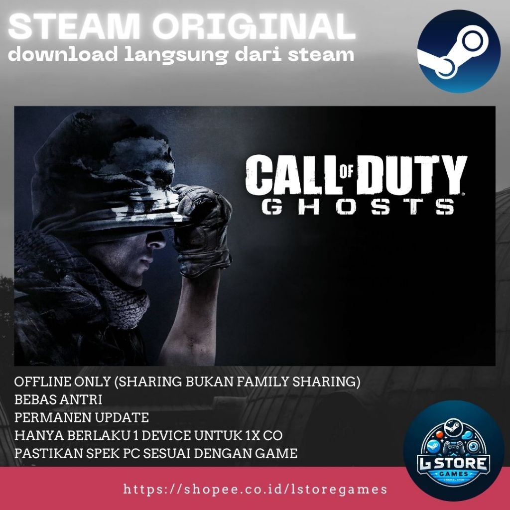 Jual Call of Duty: Ghosts PC Sharing Original Offline | Shopee Indonesia