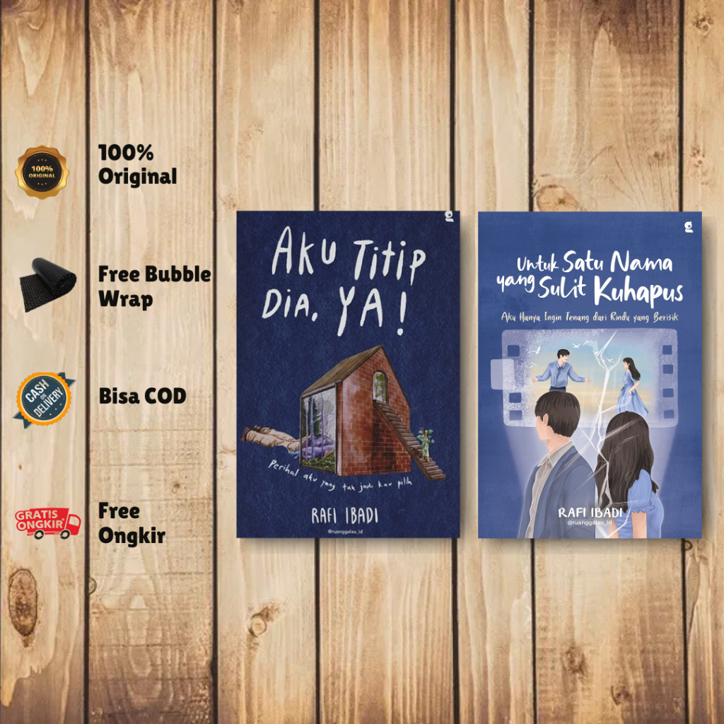 Jual AG - Novel Aku Titip Dia, Ya & Untuk Satu Nama yang Sulit Kuhapus ...