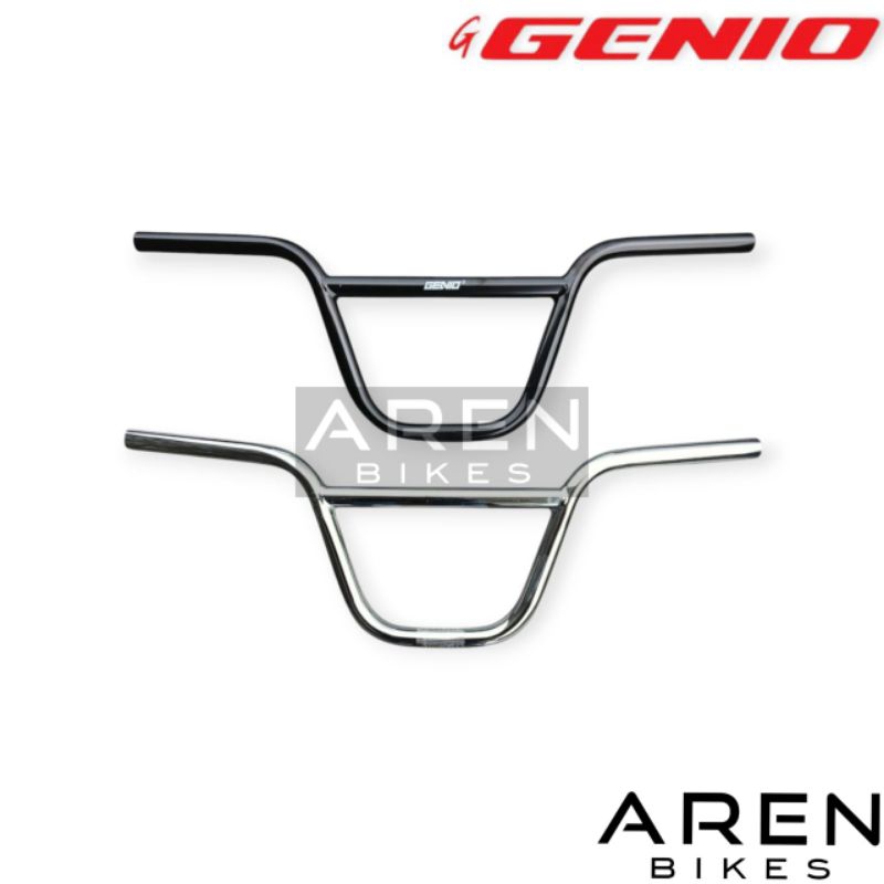 Jual STANG SEPEDA BMX GENIO BY UNITED 22.2 BESI HITAM KROM CHROME STIR ...