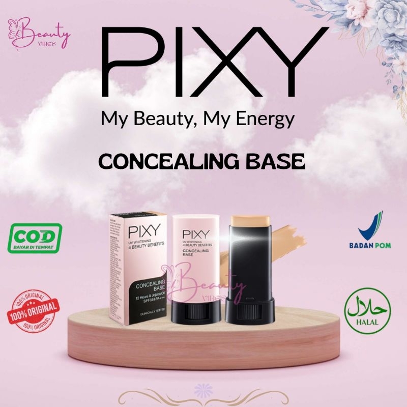 Jual BV - Pixy Concealing Base - Concealer Foundation Wajah | Shopee ...