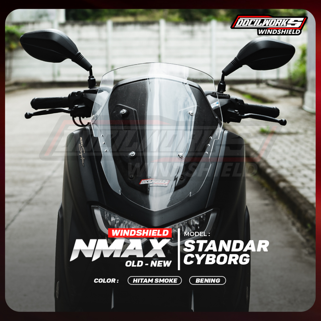 Jual Docilworks - Visor Windshield Standar Cyborg Nmax New Old | Shopee ...
