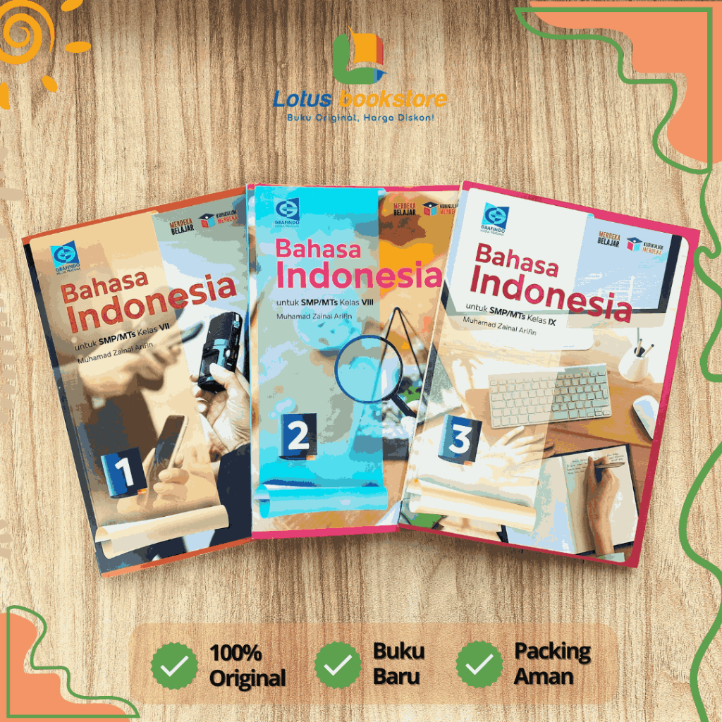 Jual Bahasa Indonesia SMP Kelas 7 8 9 - Kurikulum Merdeka - Buku Grafindo Original | Shopee ...