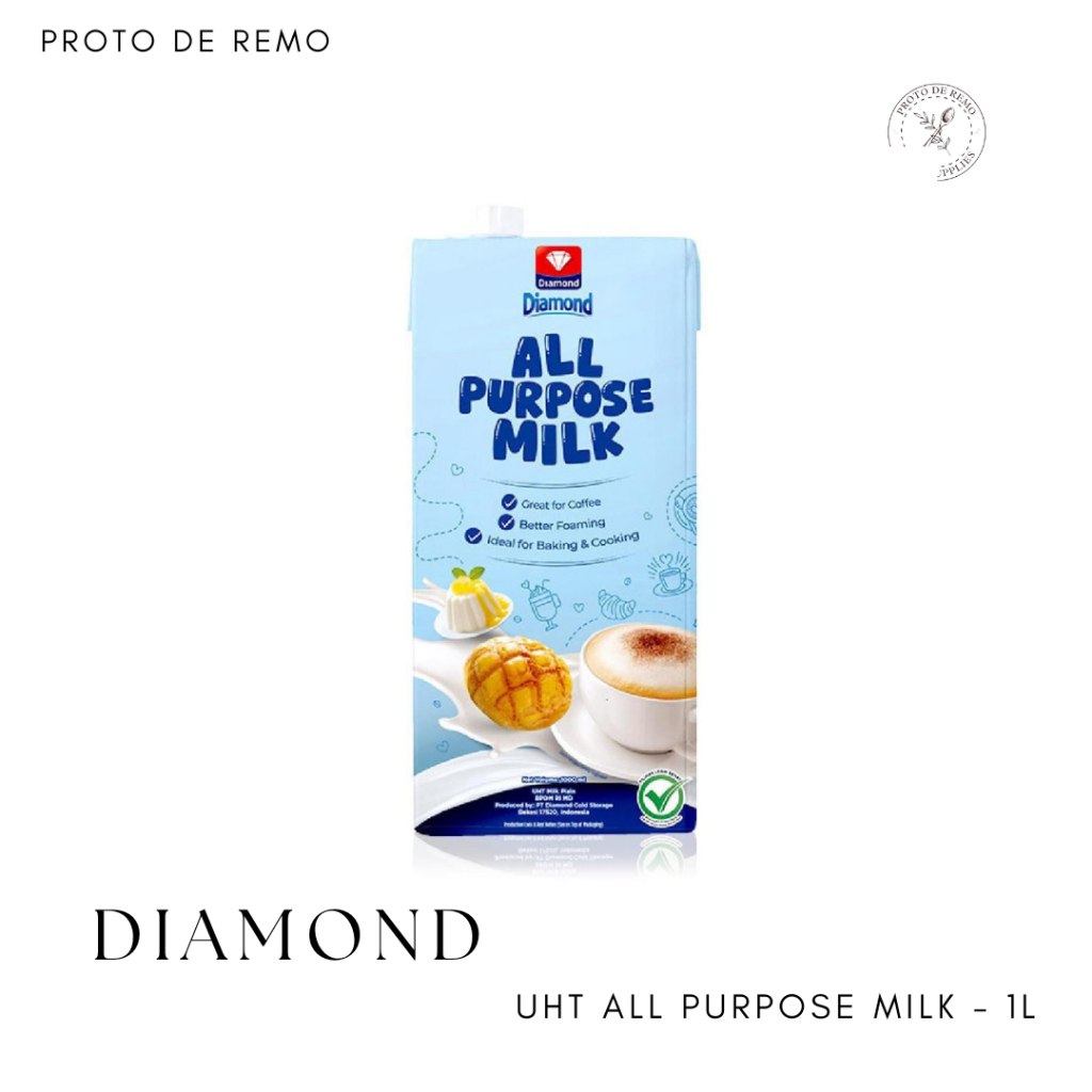 Jual Diamond All Purpose Milk UHT Cooking Baking Beverage Cream - 1L ...