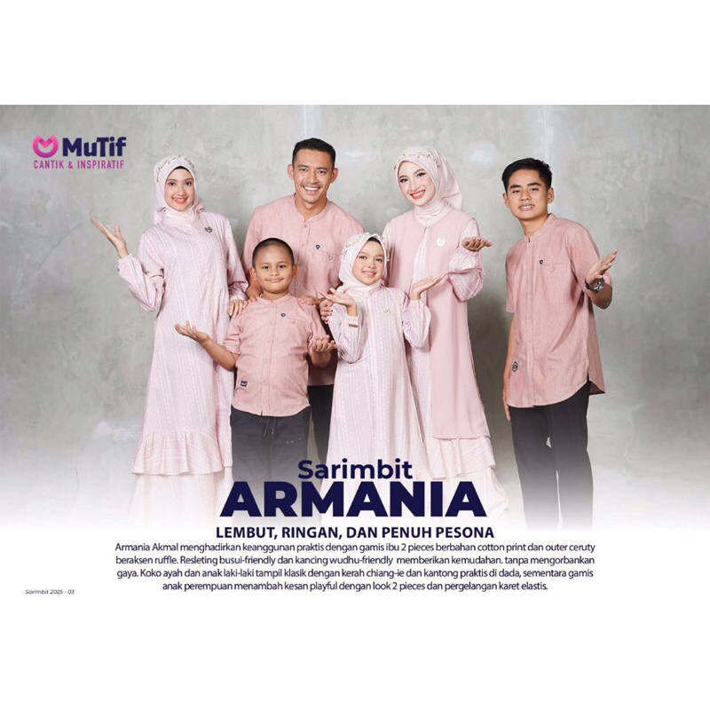 Jual Armania Sarimbit Series by Mutif || Sarimbit Lebaran 2025 || Sarimbit Couple Keluarga ...