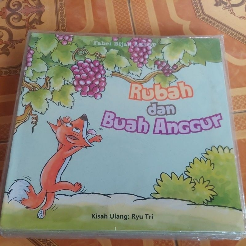 Jual FABEL BIJAK AESOP, RUBAH DAN BUAH ANGGUR | Shopee Indonesia